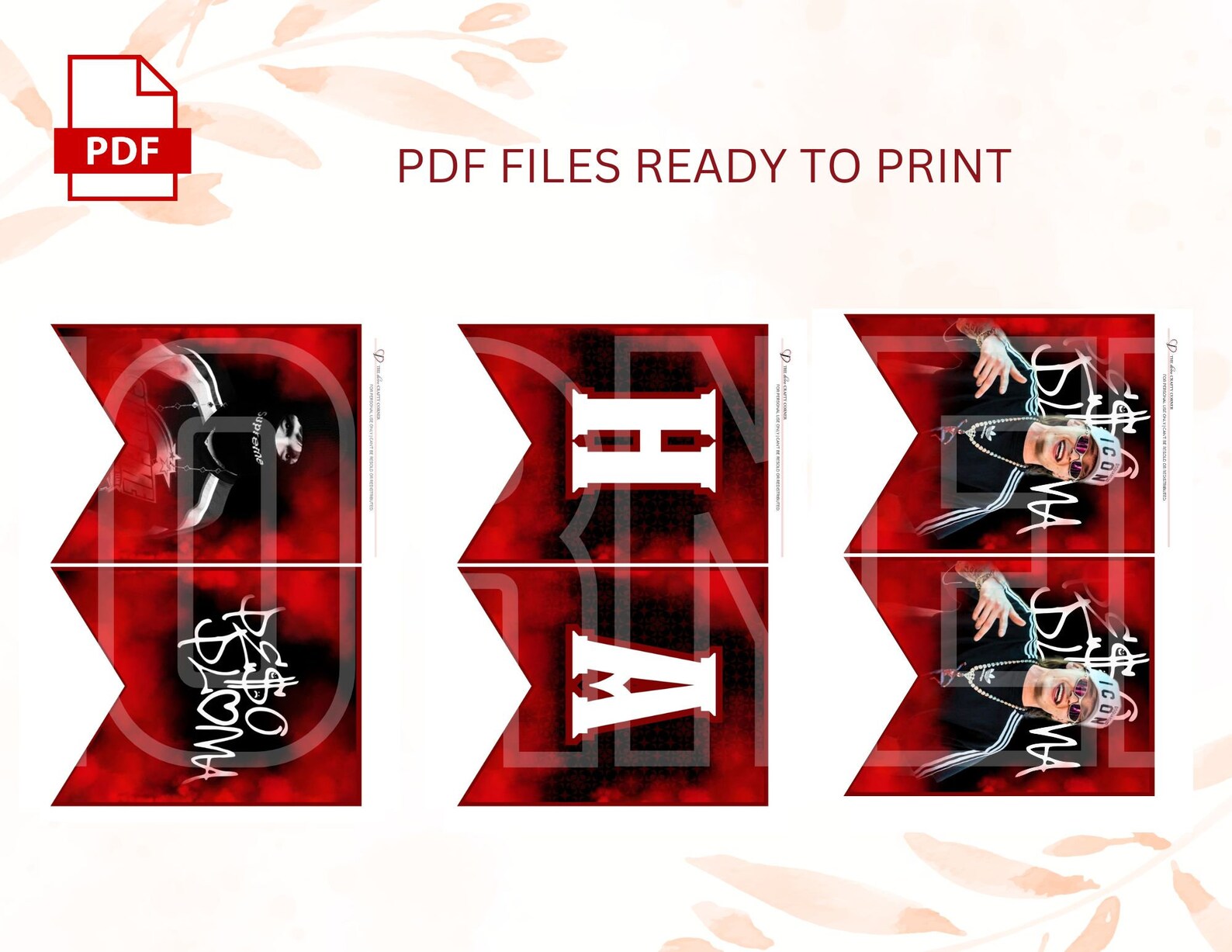 Peso Pluma Birthday Banners | Peso Pluma | Peso Pluma Cumpleaños | Peso ...
