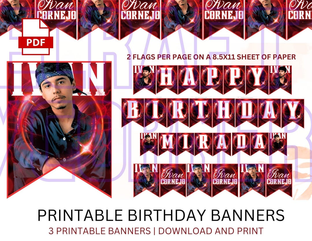Ivan Cornejo Birthday Banner | Ivan Cornejo | Mirada | Ivan Cornejo ...