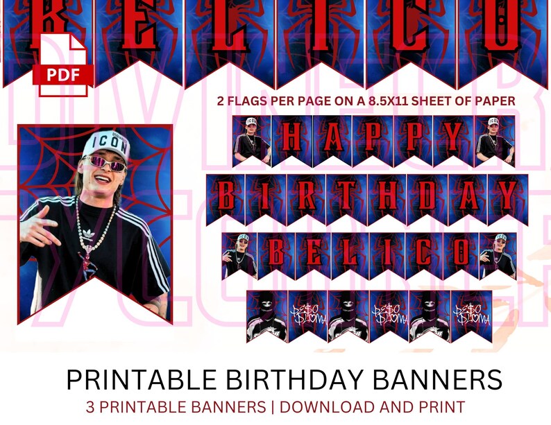 Peso Pluma Birthday Banner Peso Pluma Peso Pluma Party - Etsy Australia