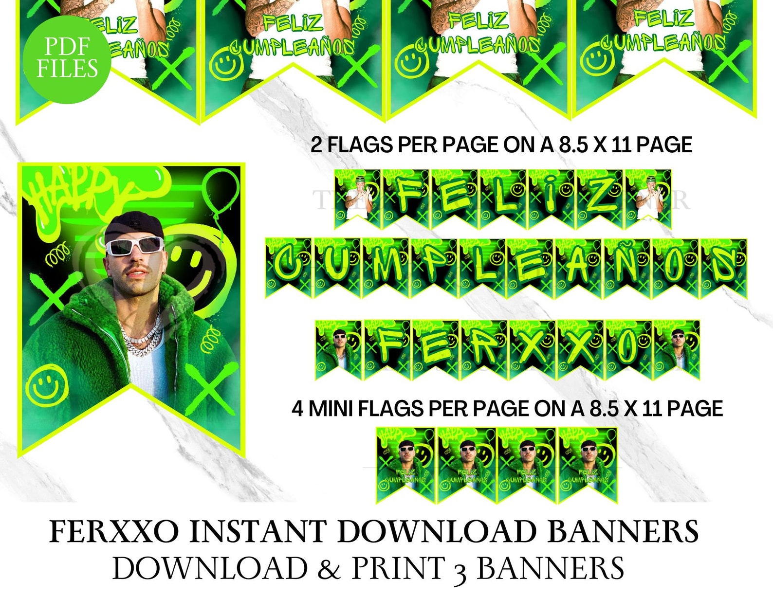 FERXXO Birthday Banners Feid FERXXO FERXXO Feliz - Etsy