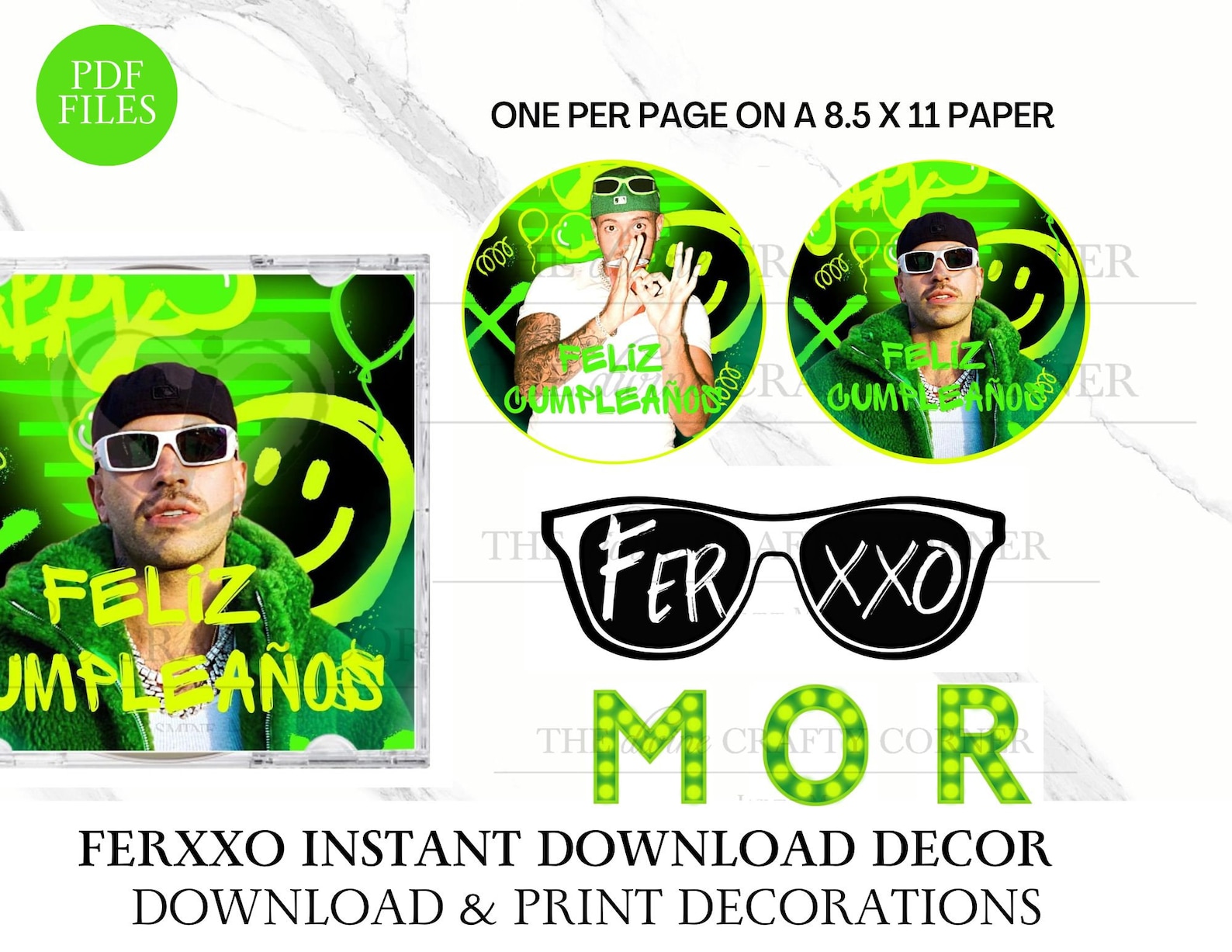 FERXXO Birthday Pack FEID FERXXO Feliz Cumpleaños Feid - Etsy