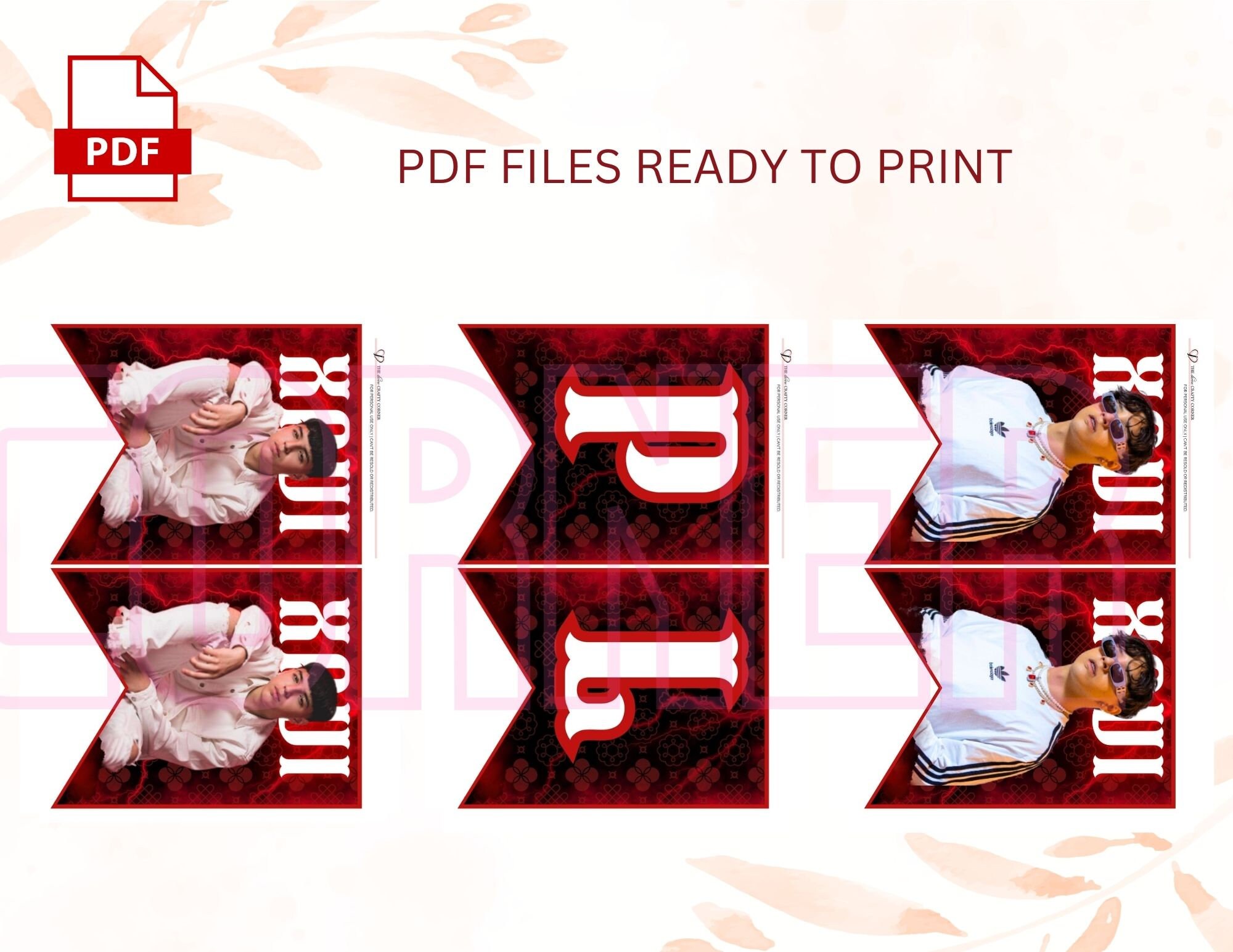 Xavi Birthday Banners Xavi La Diabla Xavi Party Xavi SVG Xavi ...