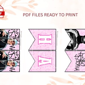 Pink Peso Pluma Birthday Banners | Peso Pluma | Peso Pluma Birthday ...