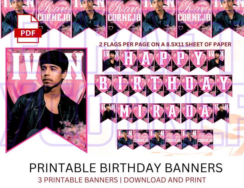 Ivan Cornejo Birthday Banner | Ivan Cornejo | Mirada | Ivan Cornejo ...
