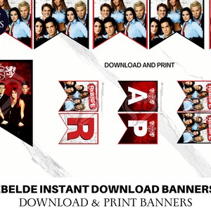 Rebelde Birthday Banners | Rebelde | RBD | RBD Birthday Banners | Y Soy ...