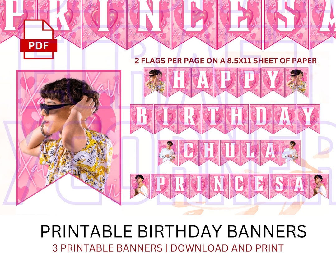 Xavi Birthday Banner | Xavilovers | Xavi | La Diabla | Xavi La Diabla ...