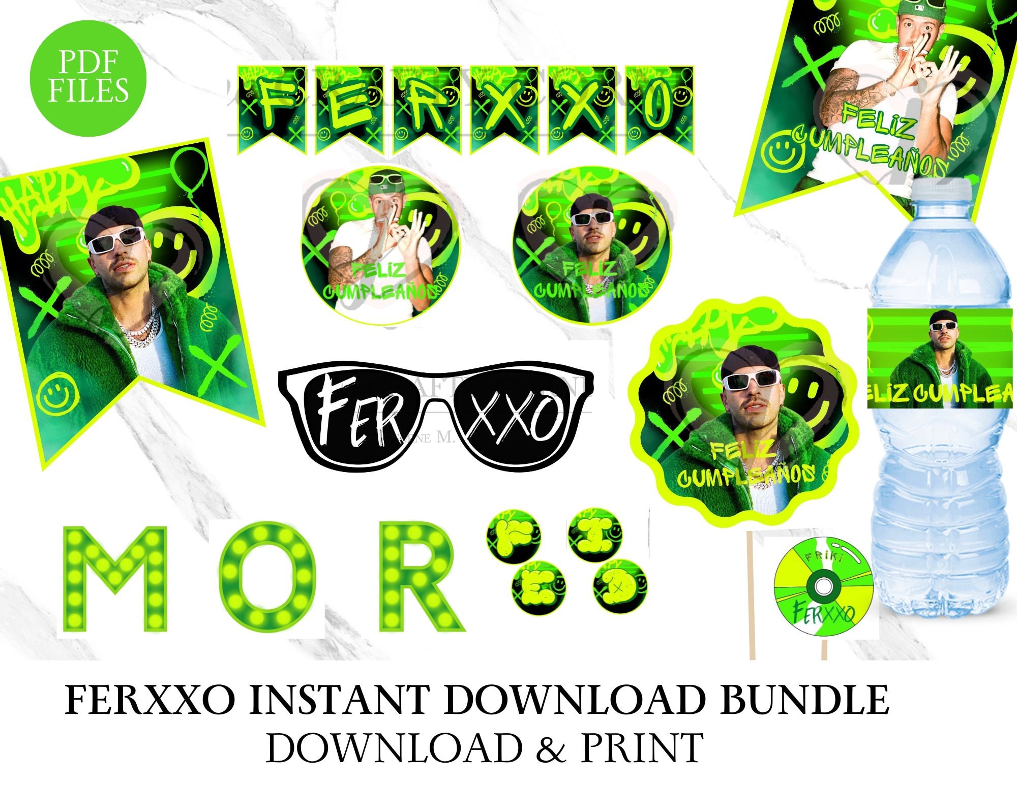 FERXXO Birthday Pack FEID FERXXO Feliz Cumpleaños Feid - Etsy México