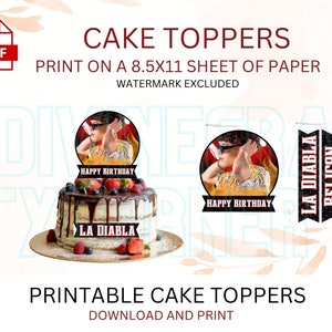 Xavi Birthday Banner | Xavi | Xavi La Diabla | Xavi Birthday Pack ...
