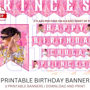 Xavi Birthday Banner | Xavi Birthday Pack | La Diabla Birthday | Xavi ...