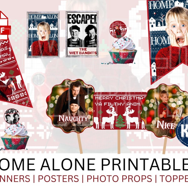 Home Alone Banner - Etsy