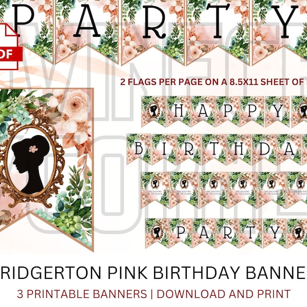 Bridgerton Birthday Party Decorations - Etsy