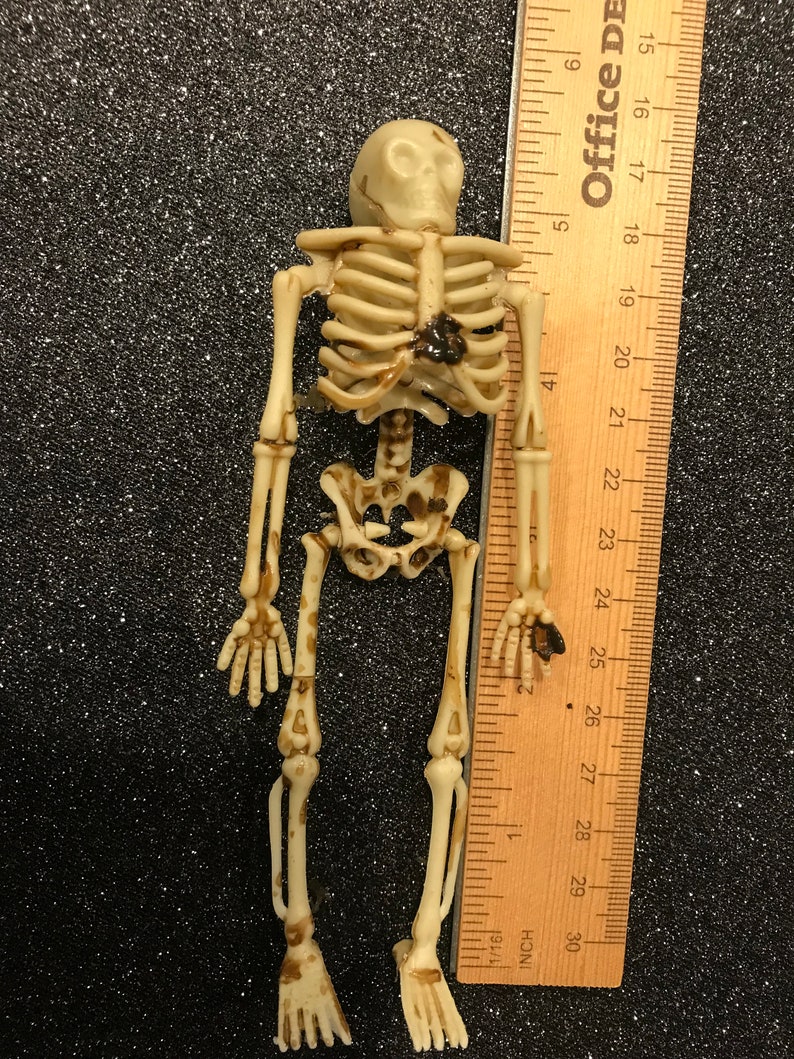 Halloween Skeleton Party Moveable Skull Dollhouse - Etsy