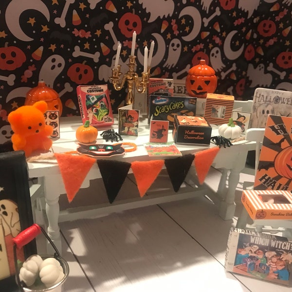Halloween Miniatures - Etsy
