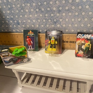 Miniature Boys Toys & Dollhouse Boys Room Decor, Micro Toys, Toy Boxes ...