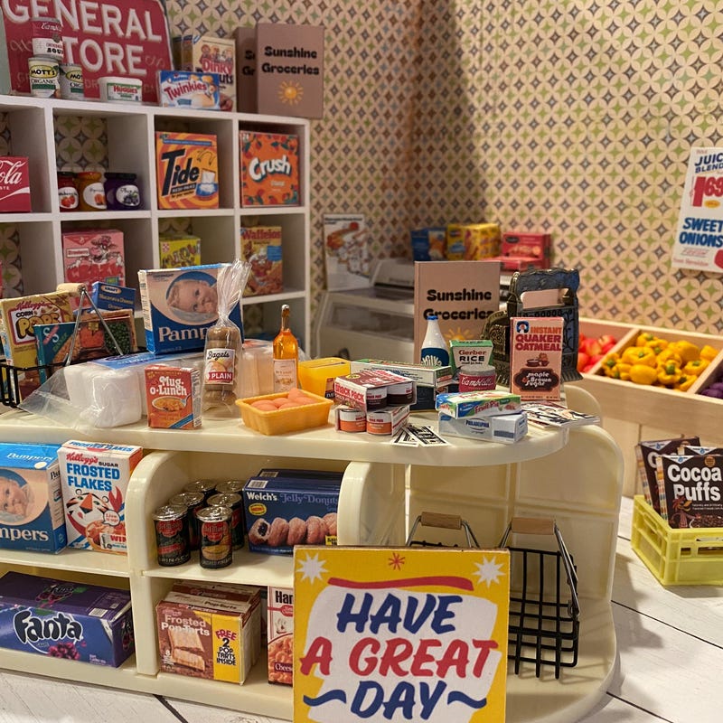 Miniature Grocery Baskets - Etsy