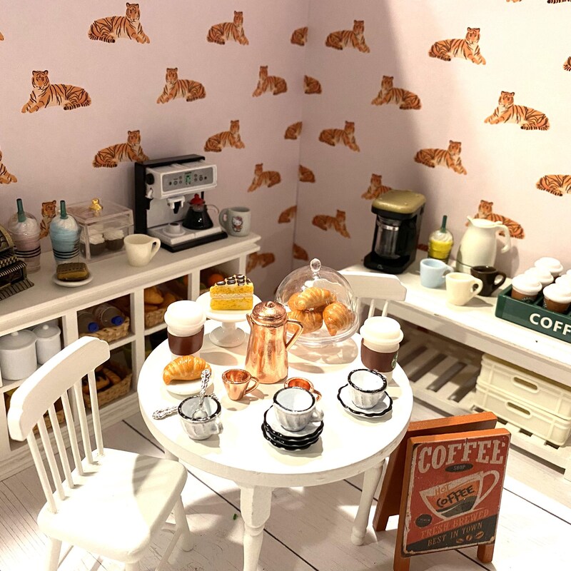 Miniature Coffee Shop - Etsy