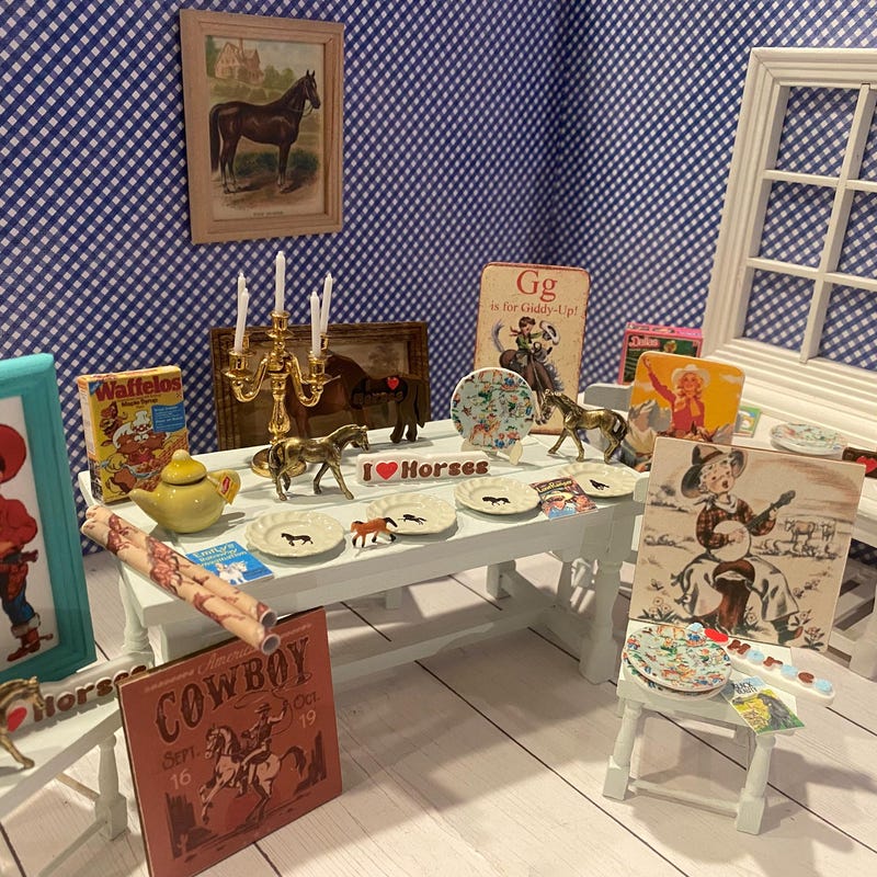 1/12 Horse Figures - Etsy