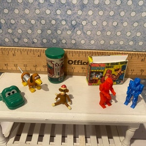 Miniature Boys Toys & Dollhouse Boys Room Decor, Micro Toys, Toy Boxes ...