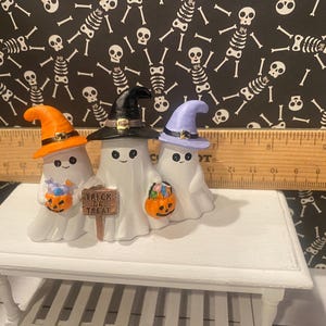 Miniature Halloween Magic Shop Supplies, Vintage Dollhouse Haunted ...