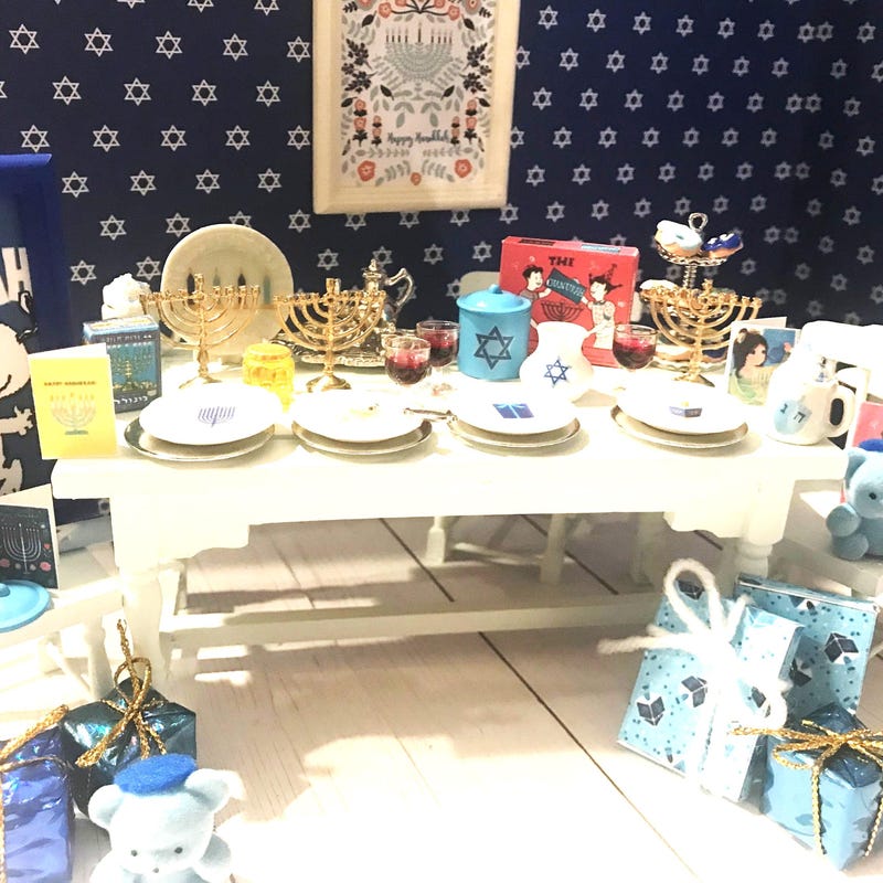 Dollhouse Menorah - Etsy