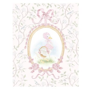 Watercolor Nursery Rhyme Mother Goose Art Print // Grand Millennial ...