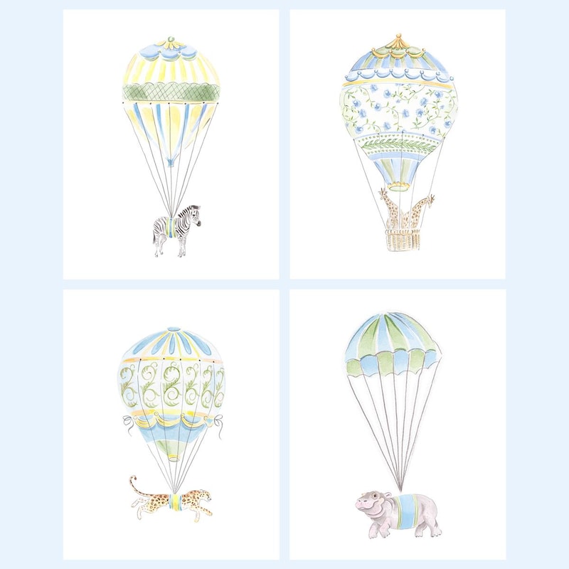 Green and White Nursery Art - Etsy