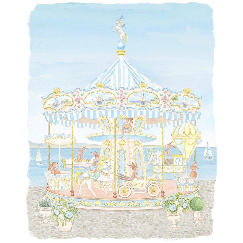 Carousel Art - Etsy