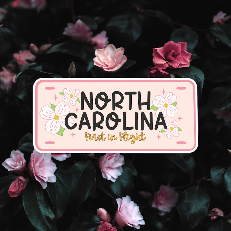 North Carolina Sticker - Etsy