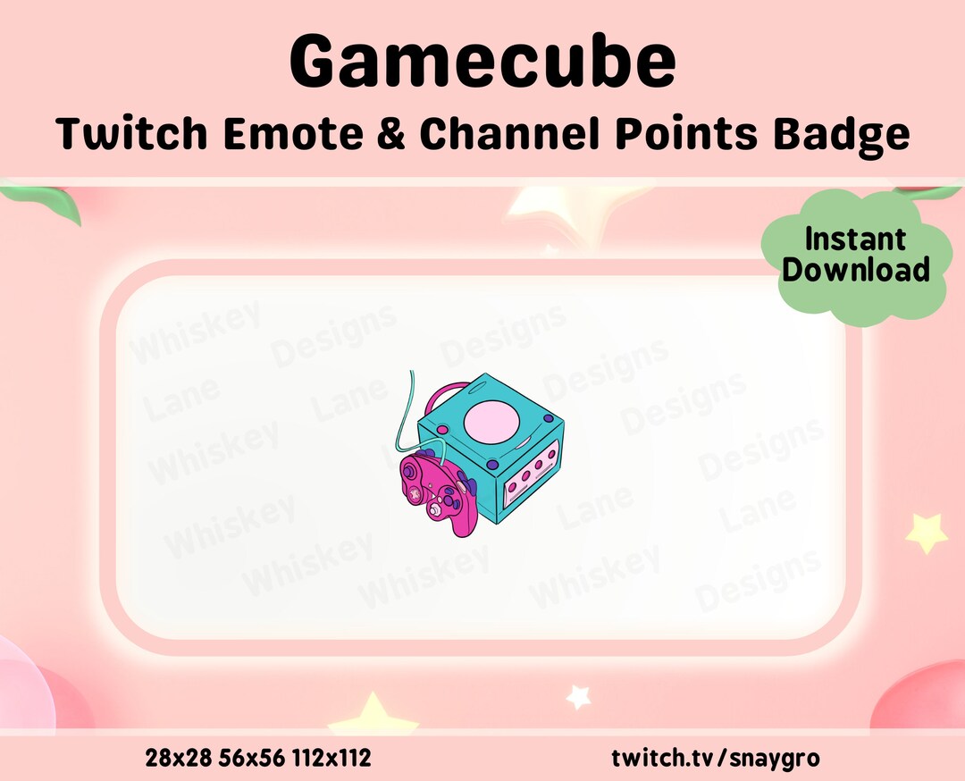 Retro Y2K Vaporwave Gaming System Channel Points Badge and Emote - Etsy