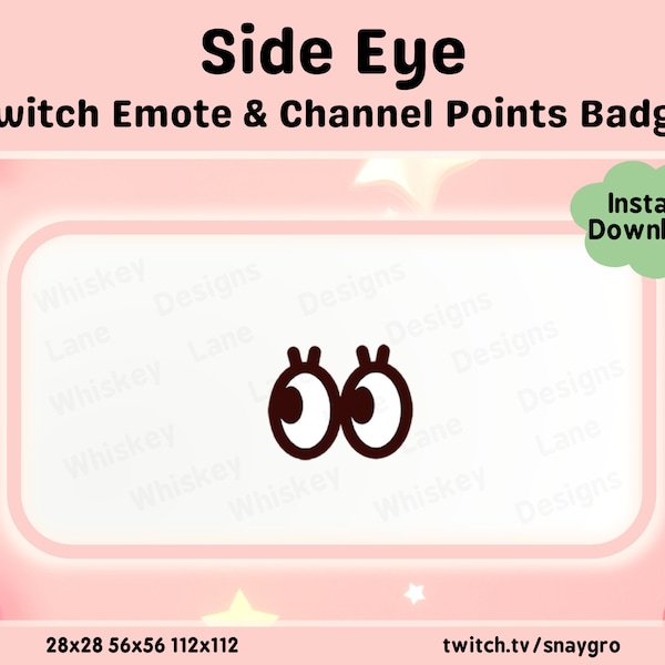 Eye Emote Twitch - Etsy