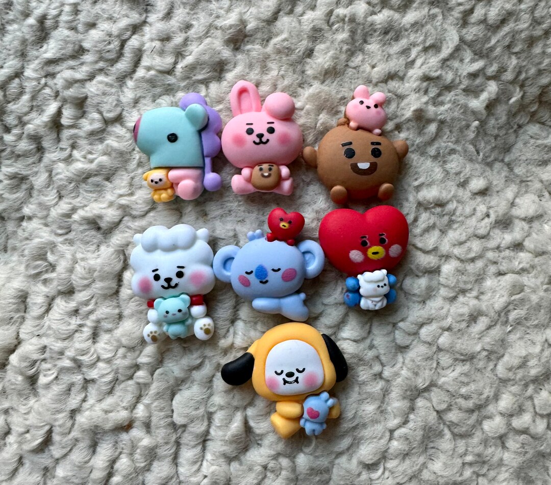 BT21 Character Pins BTS Macaron Shooky Cooky Mang Chimmy - Etsy