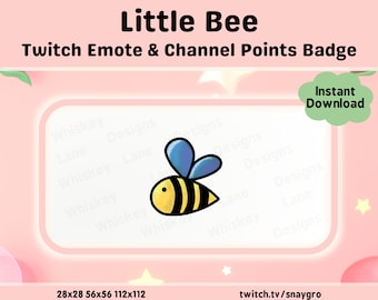 Cute ANIMATED BEE EMOTES for Twitch, Discord, Youtube Kawaii Dancing ...