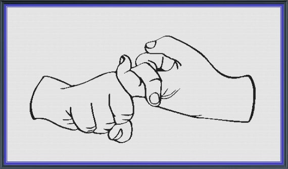 ASL Friends Cross Stitch Pattern - Etsy