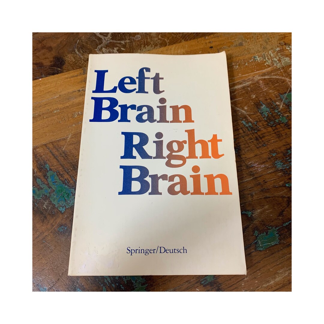 Left Brain, Right Brain by Sally P. Springer 1981 / Paperback - Etsy