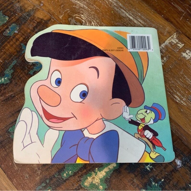 Walt Disneys Pinocchio a Golden Super Shape Book 1988 / Softcover - Etsy