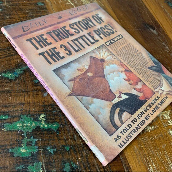 The True Story of the 3 Little Pigs Jon Scieszka 1989 Hardcover - Etsy
