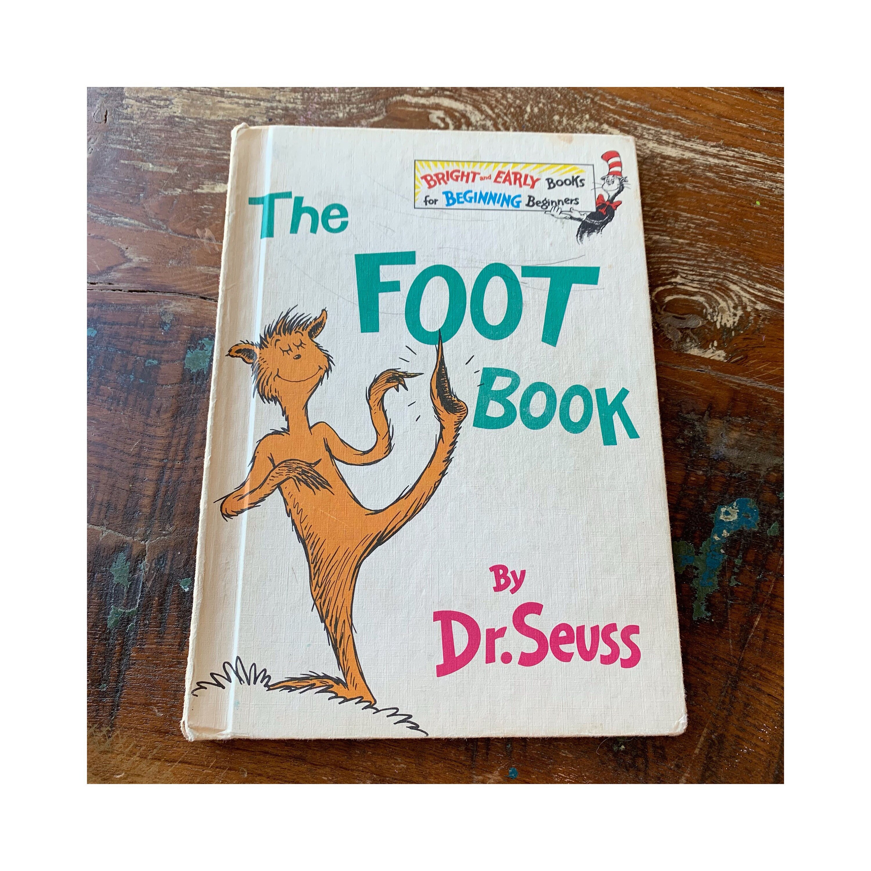 The Foot Book by Dr. Seuss 1968 / Hardcover - Etsy