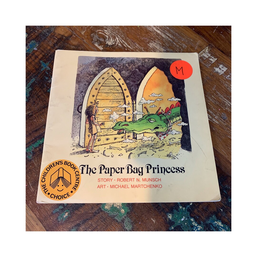 The Paper Bag Princess by Robert Munsch 1980 / Softcover - Etsy