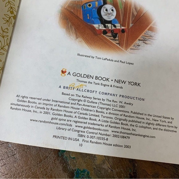 Thomas and the Big, Big Bridge / a Golden Book 2003 - Etsy