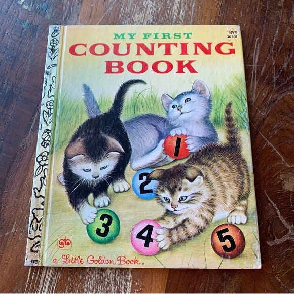 Little Golden Book My First Counting Book 201-31 1957 / Hardcover - Etsy