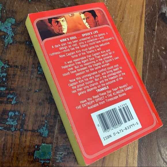 Star Trek Triangle by Sondra Marshak 1983 / Small Paperback - Etsy