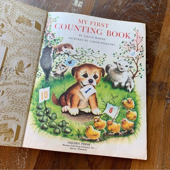 Little Golden Book My First Counting Book 201-31 1957 / Hardcover - Etsy