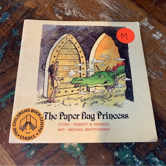 The Paper Bag Princess by Robert Munsch 1980 / Softcover - Etsy