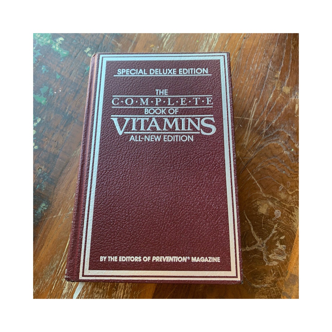The Complete Book of Vitamins 1984 / Hardcover - Etsy