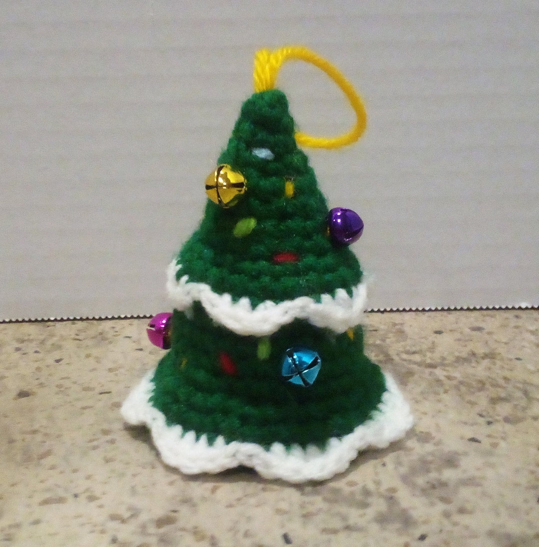 Christmas Tree Crochet Ornament - Etsy
