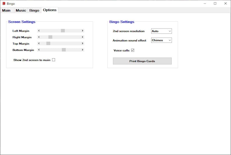 Bingo Game Software for Windows With Printable Cards and Music Player ...