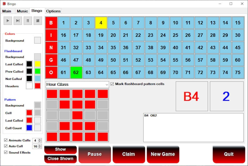 Bingo Game Software for Windows With Printable Cards and Music Player ...