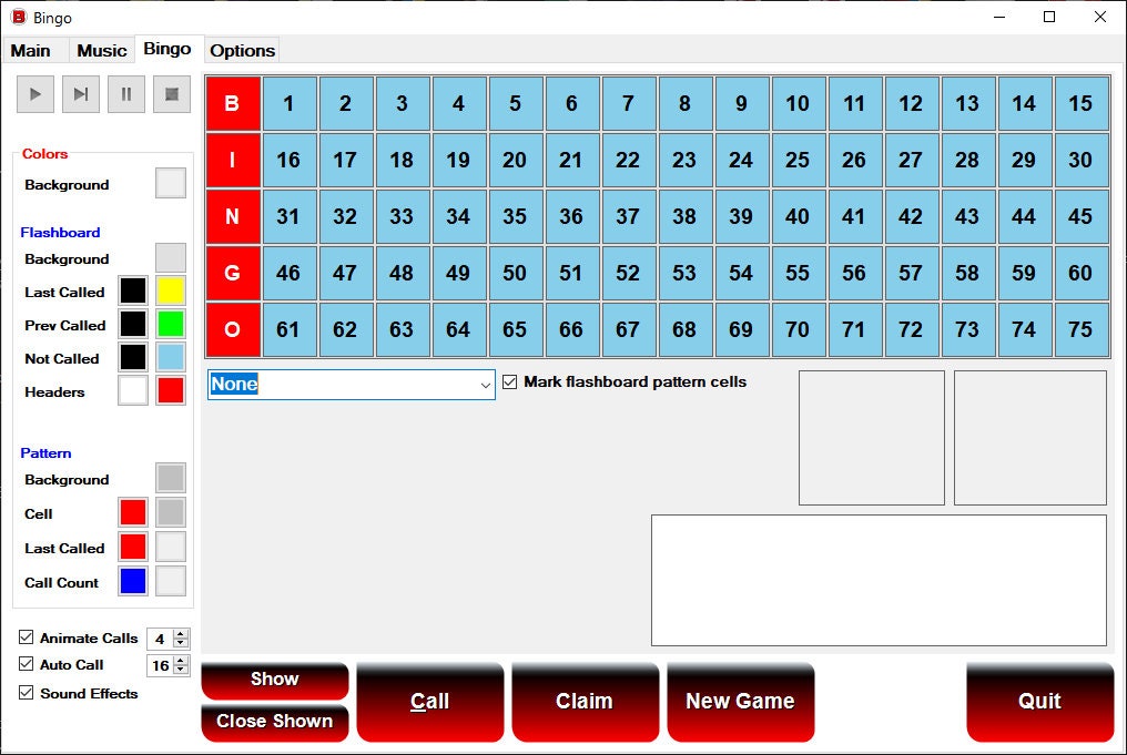 Bingo Game Software for Windows With Printable Cards and Music Player ...