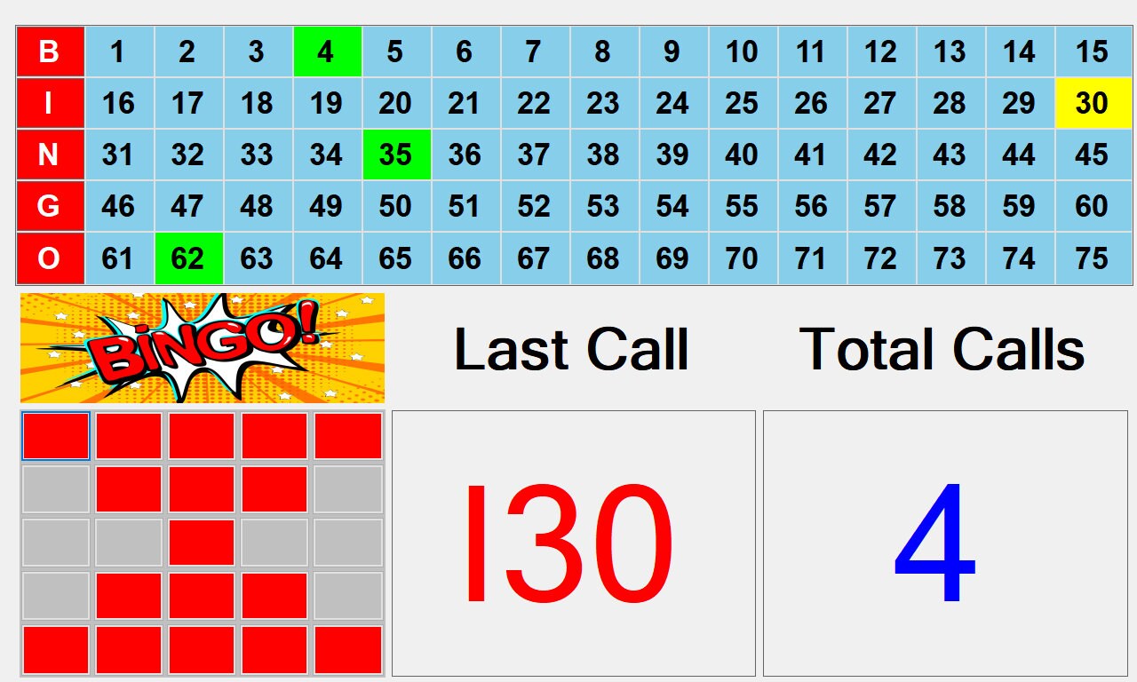 Bingo Game Software for Windows With Printable Cards and Music Player ...