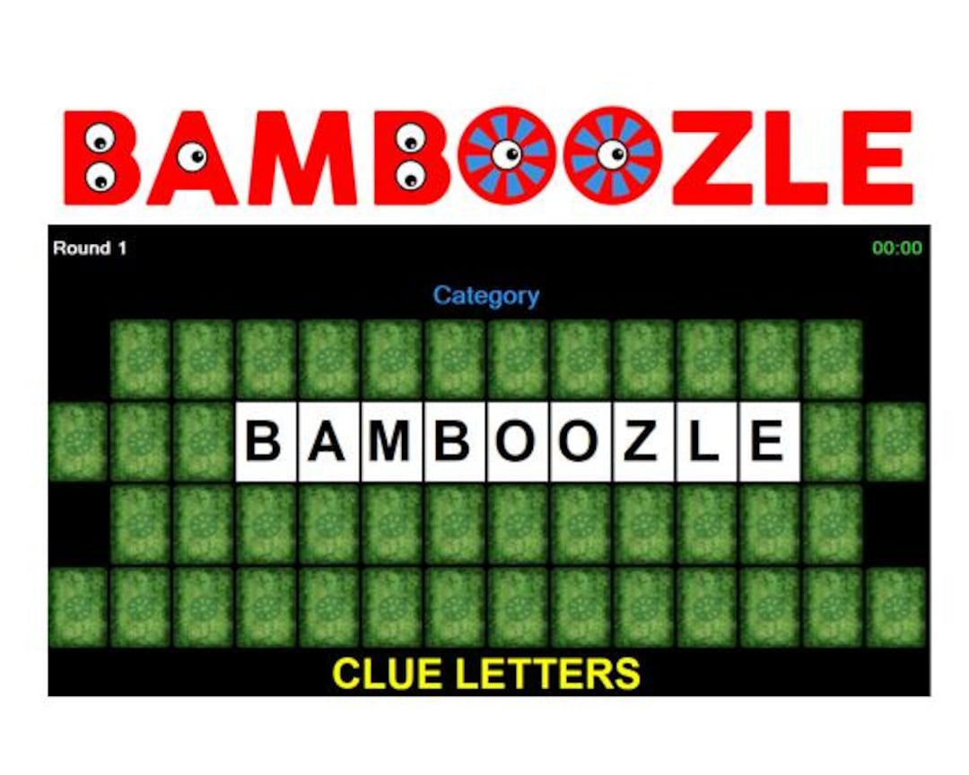 Bamboozle Game Software for Windows - Etsy